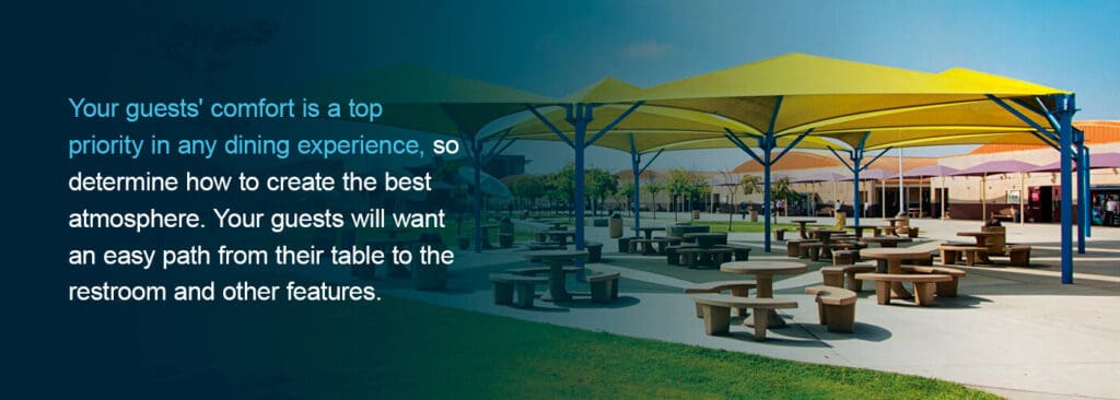 Designing Temperature-Controlled Outdoor Dining | USA Shade