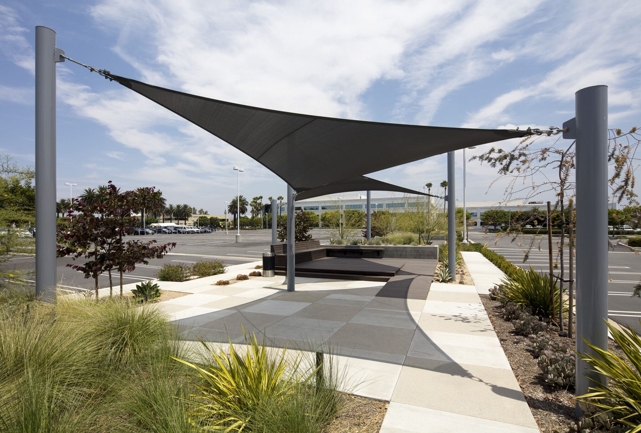 Business Center Shade Structures and Canopies