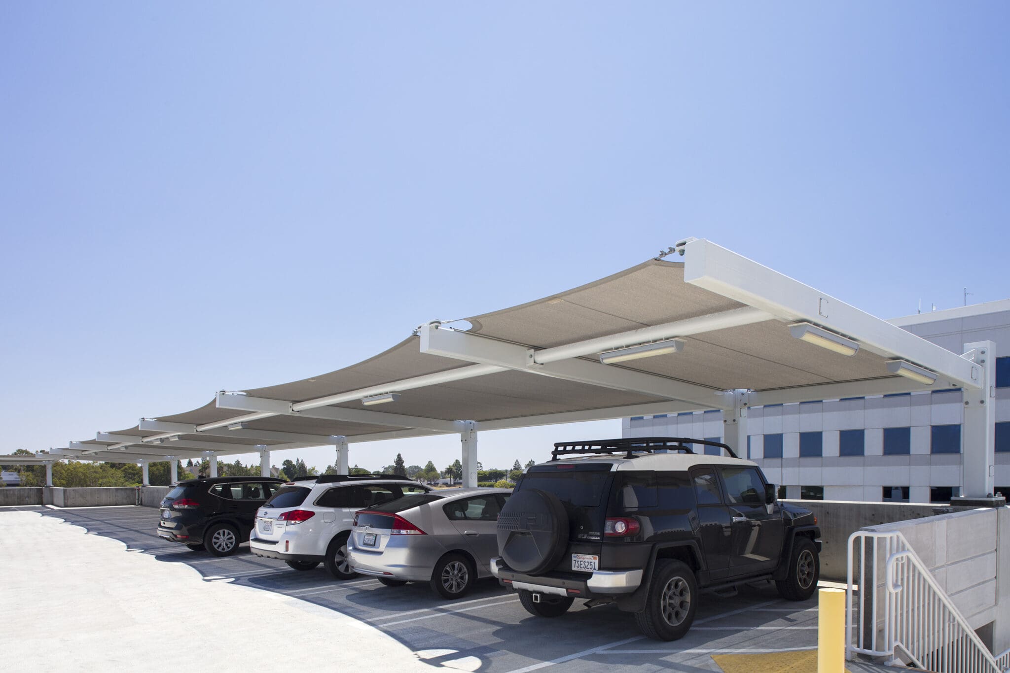 Shade Structures for Commercial Parking Lots