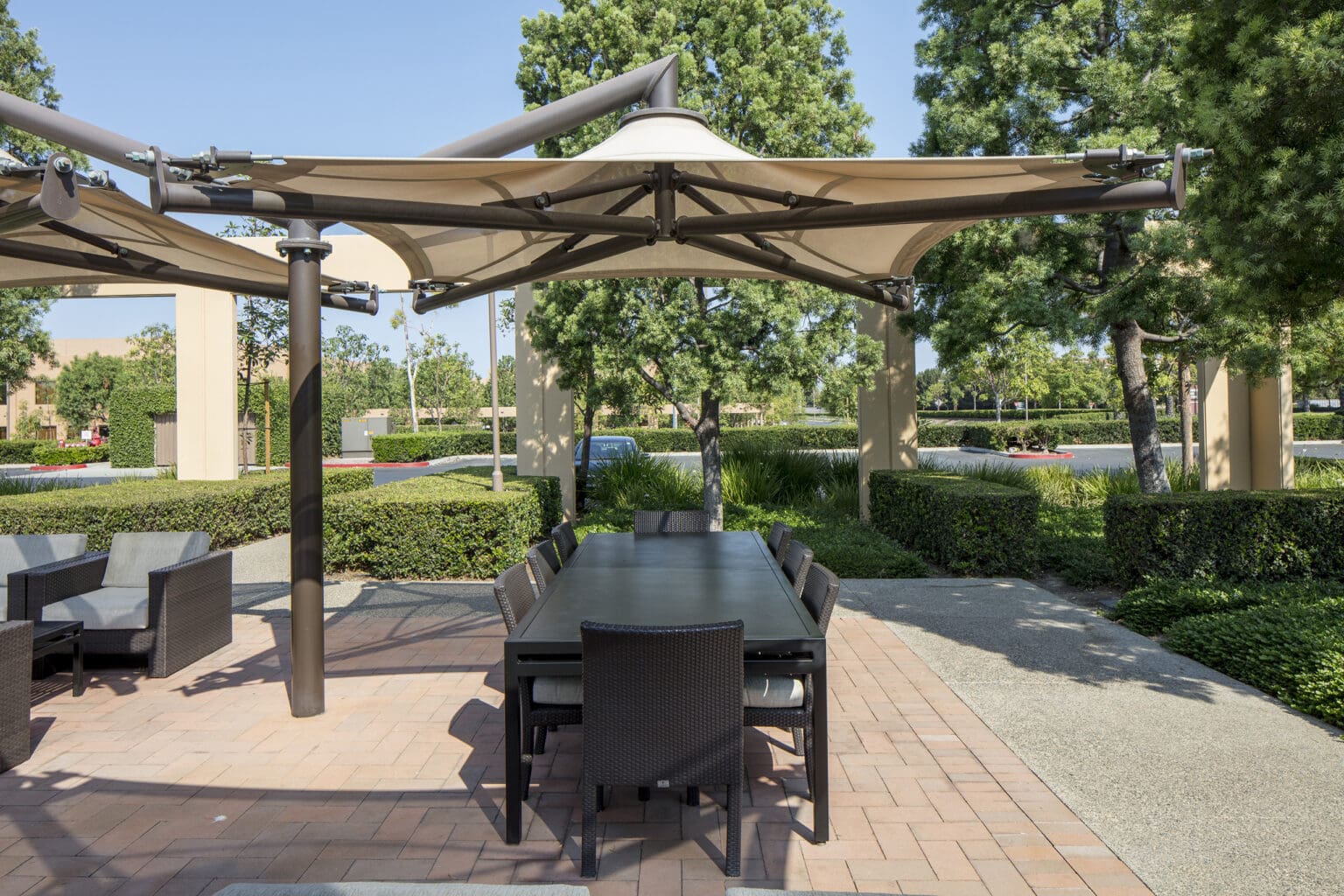 Commercial Office Shade Structures | Corporate Shade