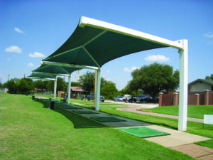 Golf Driving Range Shade Structures | USA Shade