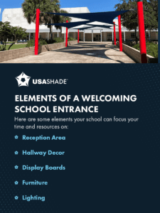 Guide to Designing a Welcoming School Entrance – USA Shade