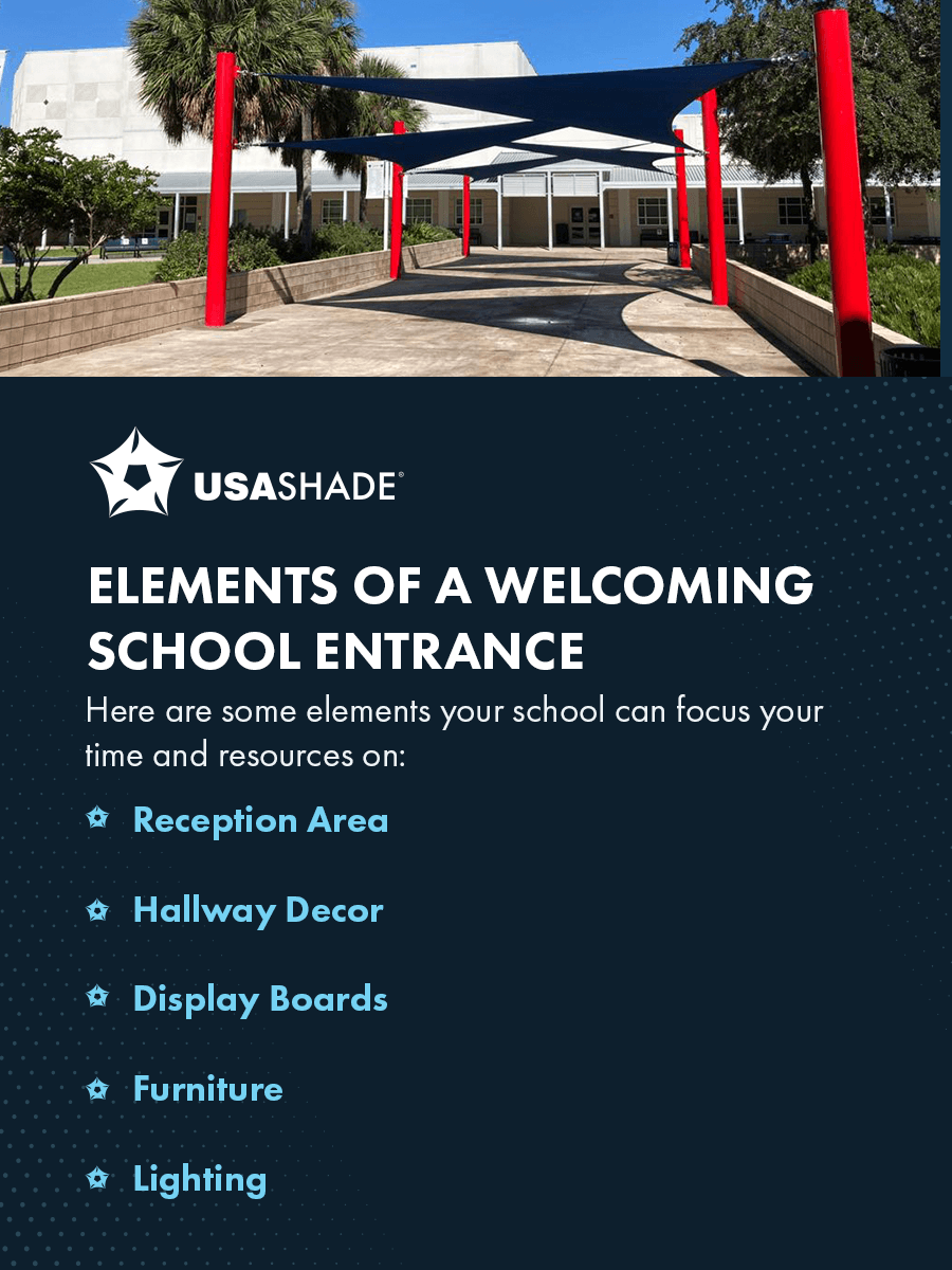 Guide to Designing a Welcoming School Entrance – USA Shade
