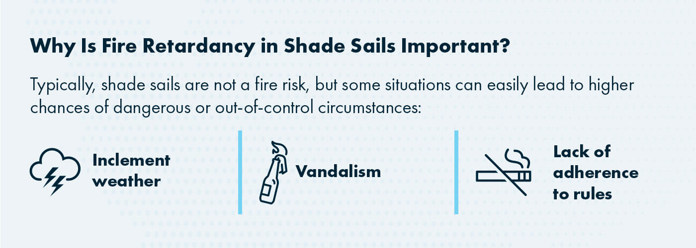 Are Shade Sails Fire Retardant? – USA Shade